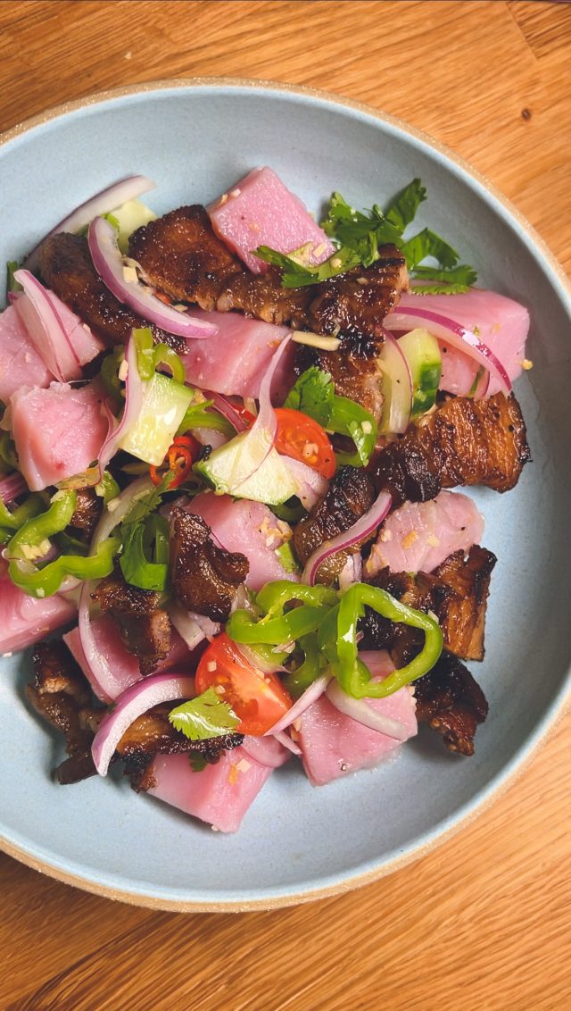Sinuglaw (Cured Tuna and Grilled Pork) - FeliceMadeThis